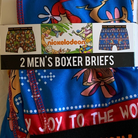 Nickelodeon | Underwear & Socks | Nickelodeon 2 Mens Boxer Briefs ...